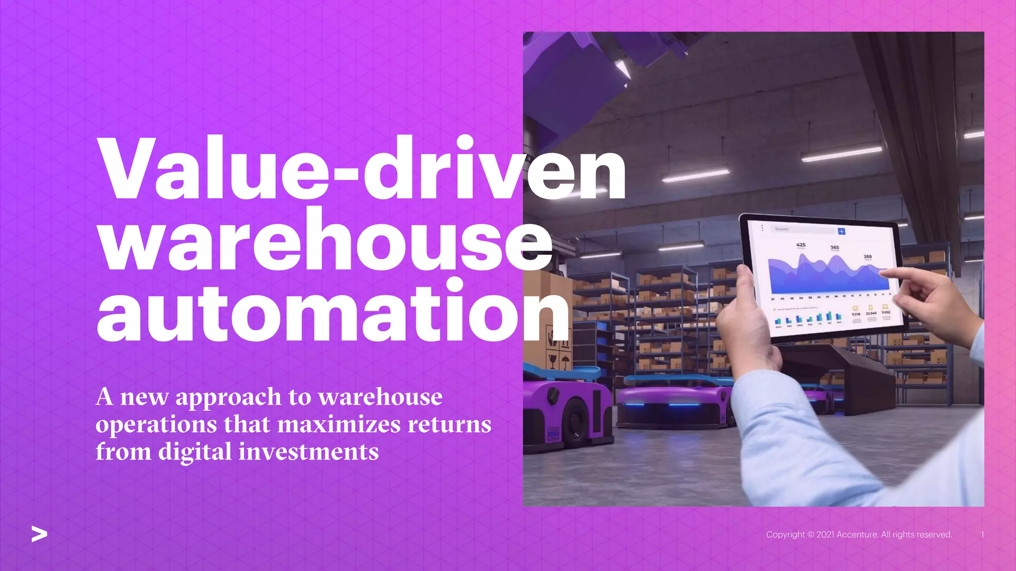 Value-driven Warehouse Automation | Accenture | PPT