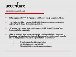 Accenture Türkçe Slayt | PPT