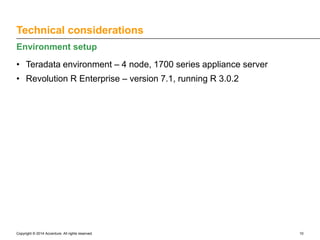 Quick and Dirty: Scaling Out Predictive Models Using Revolution Analytics on Teradata | PPTX