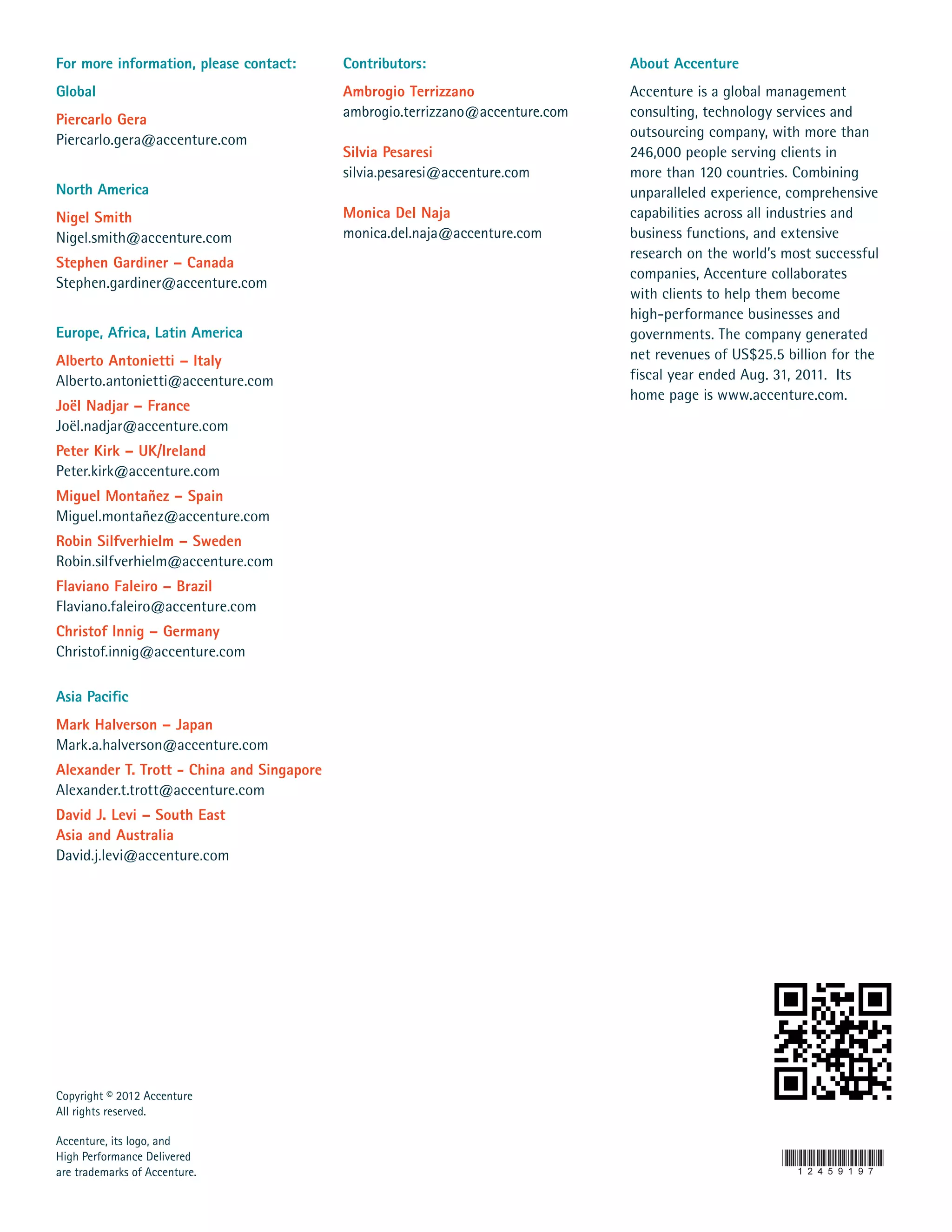 Accenture banking 2016 | PDF