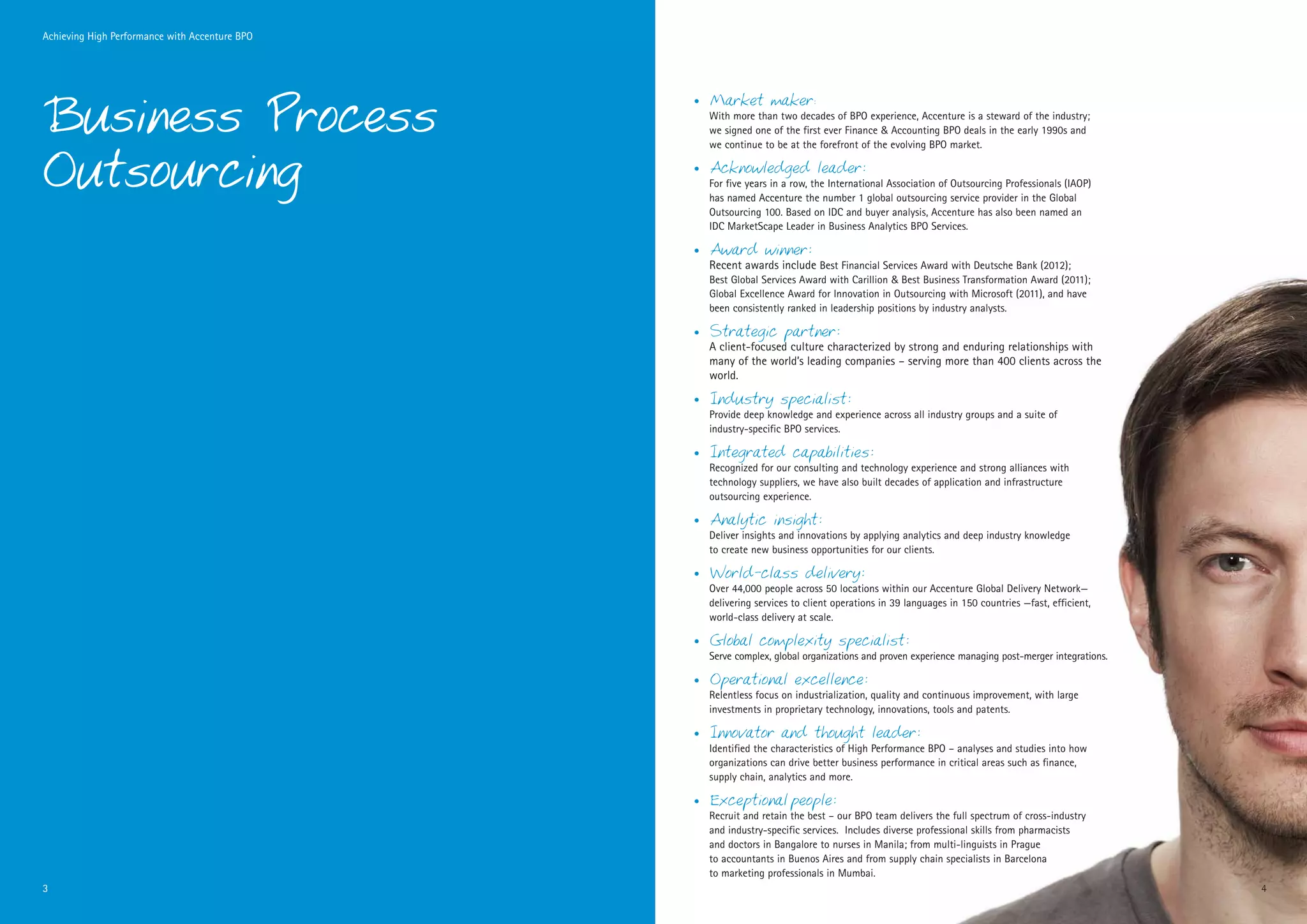 Accenture BPO brochure 2012 | PDF