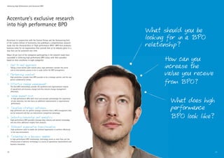 Accenture BPO brochure 2012 | PDF