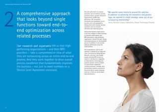 Accenture BPO brochure 2012 | PDF