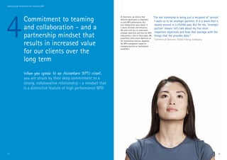 Accenture BPO brochure 2012 | PDF