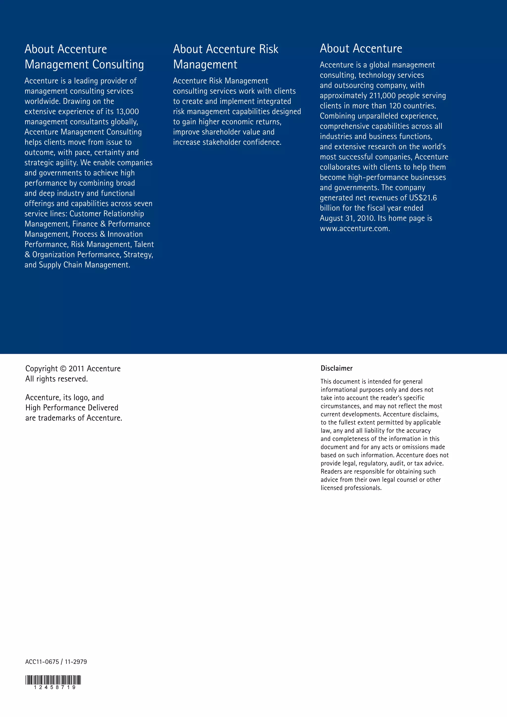 Accenture capital optimize | PDF