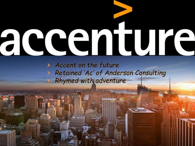Accenture - case study | PPTX | Management Consulting Industry | Industries