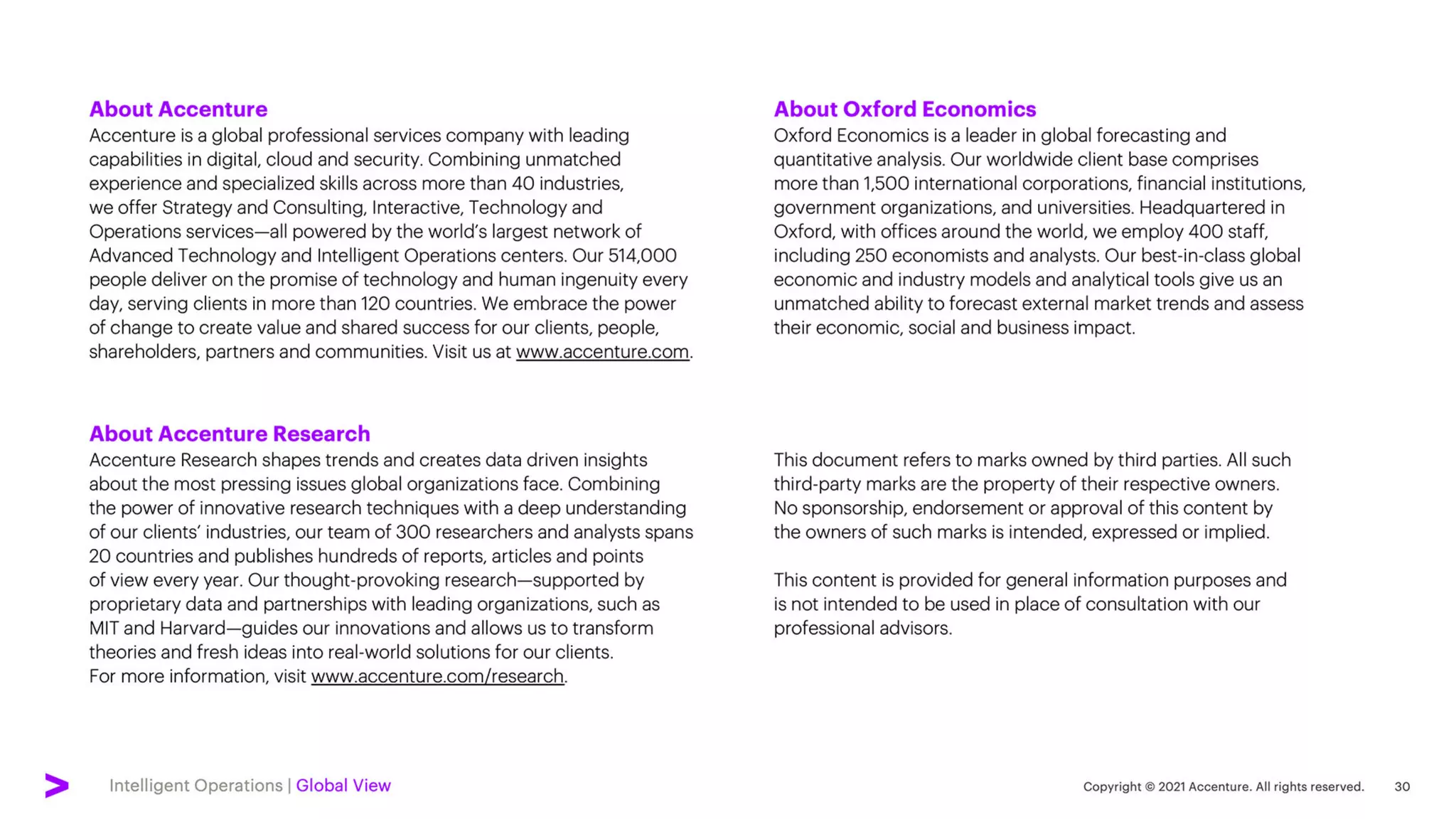 Intelligent Operations for Future-Ready Businesses | Accenture | PDF