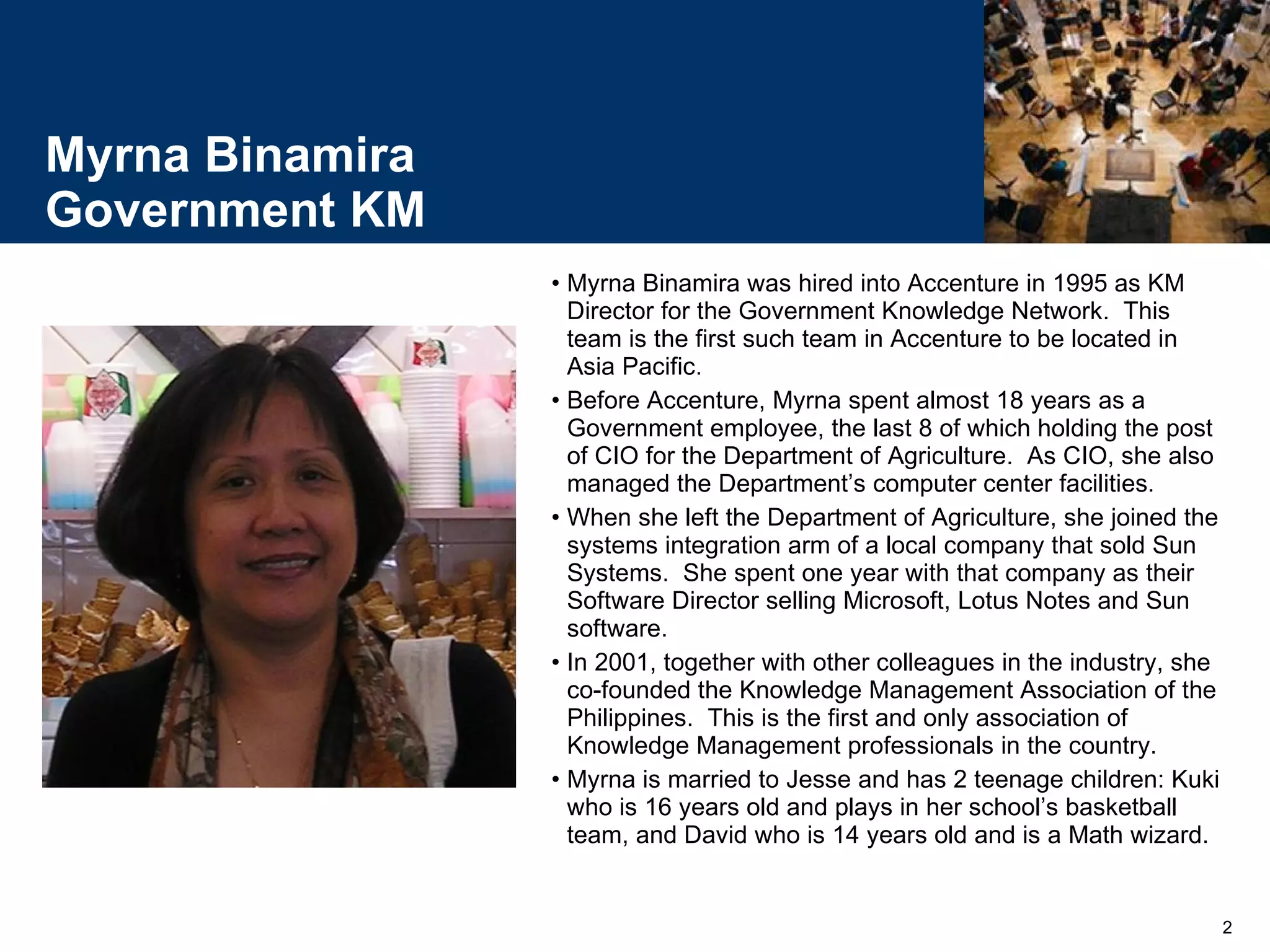 Accenture Knowledge Management in Asia Pacific | PPT