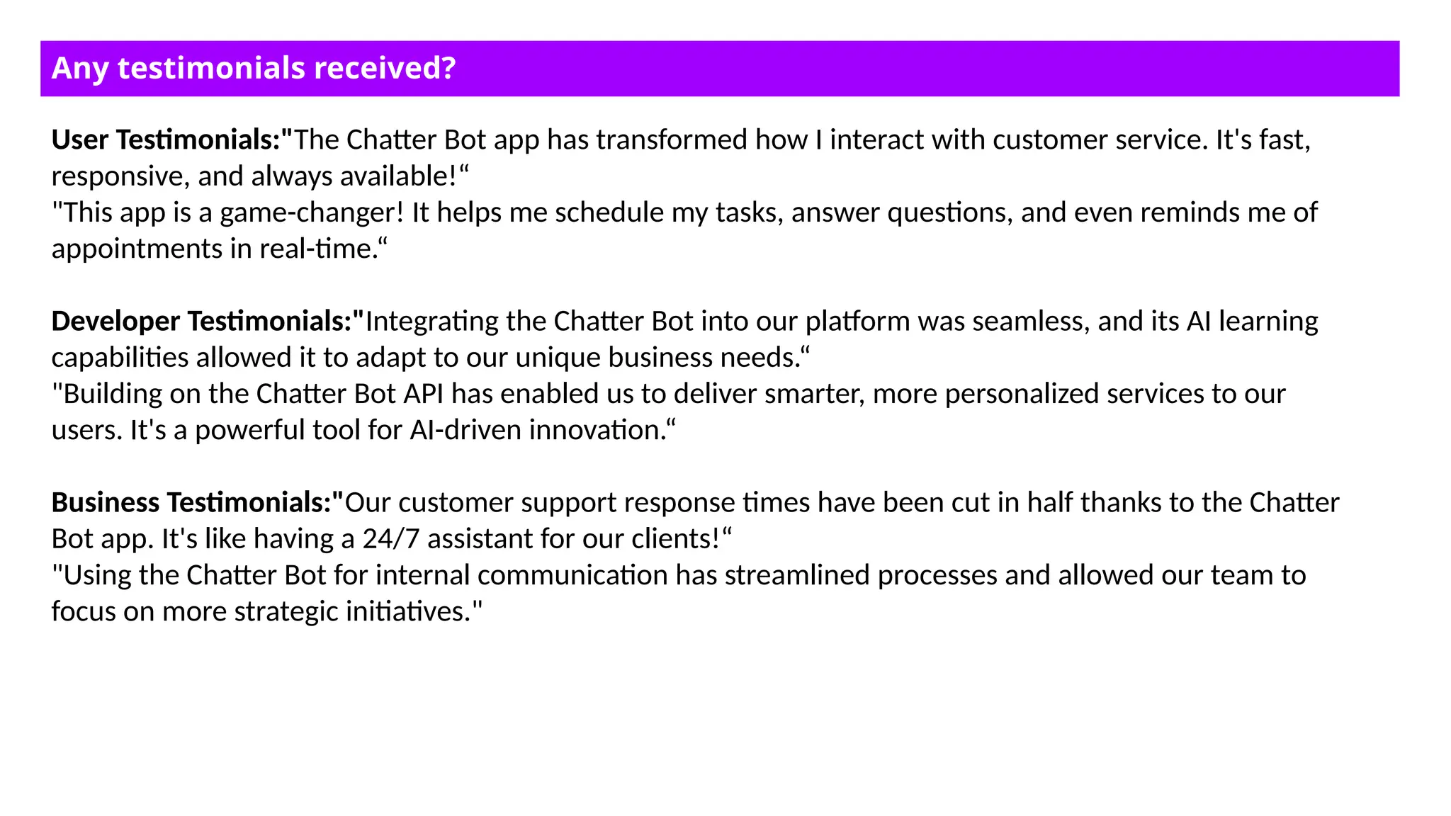 ChatterBot - Interactive Conversational AI Agent | PPTX