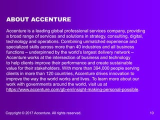 Accenture Public Service Citizen Survey: Social Services | PDF
