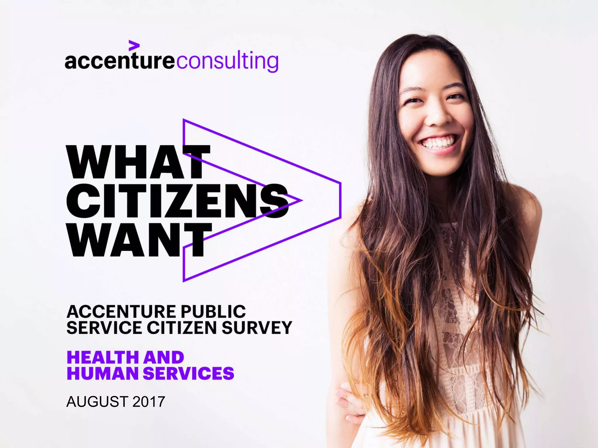 Accenture Public Service Citizen Survey: Health & Human Services | PDF