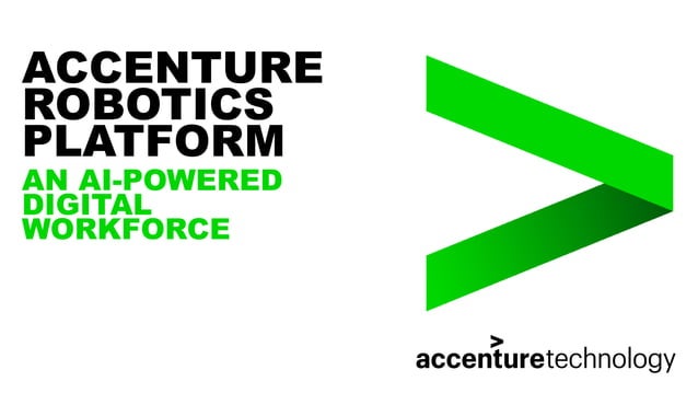 Accenture Robotics Platform | PPTX | Robotics | Technology & Computing