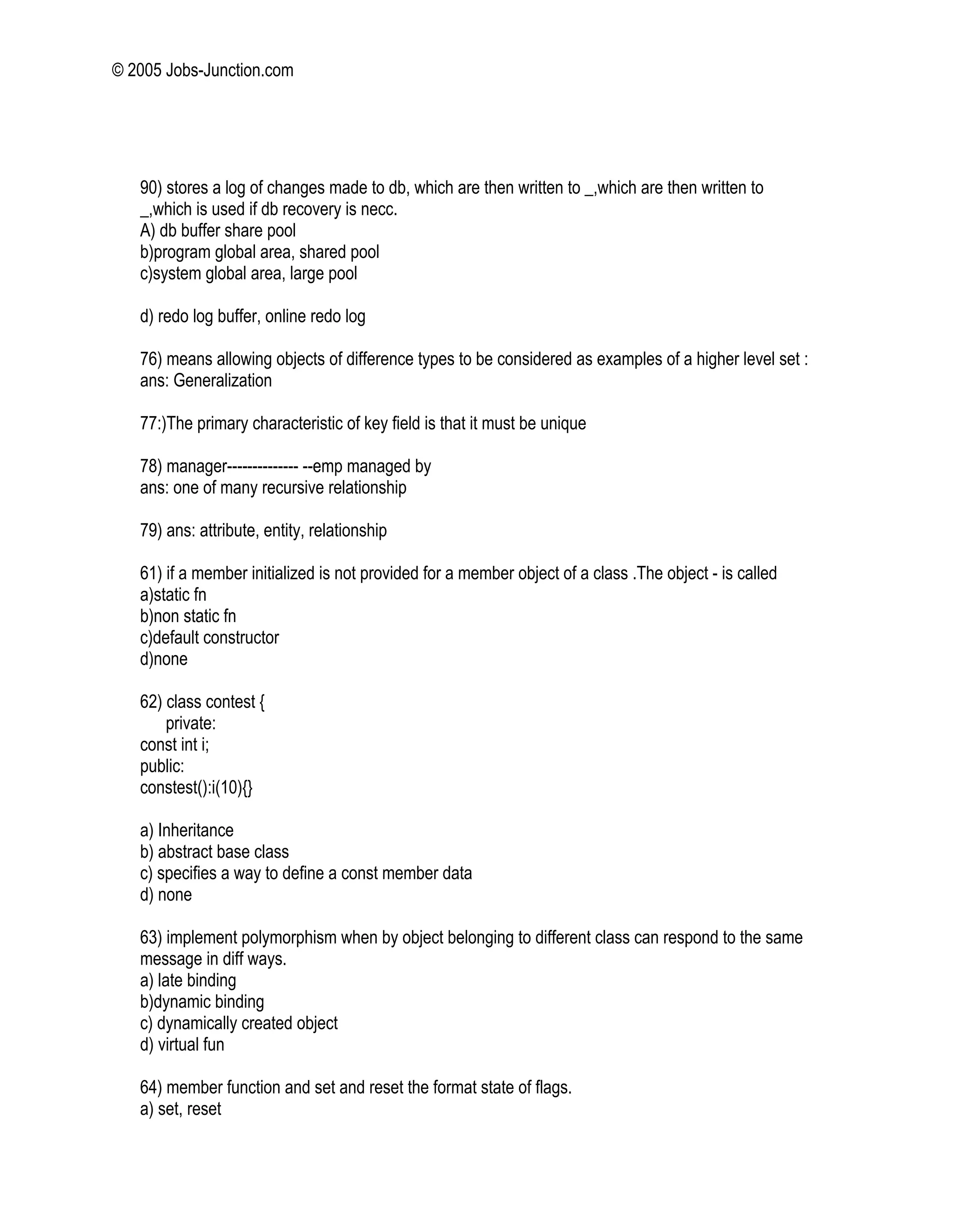 Accenture sample paper_3 | PDF | Programming Languages | Computing