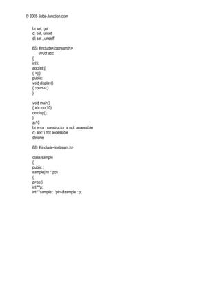 Accenture sample paper_3 | PDF | Programming Languages | Computing