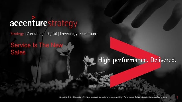 Service is the New Sales