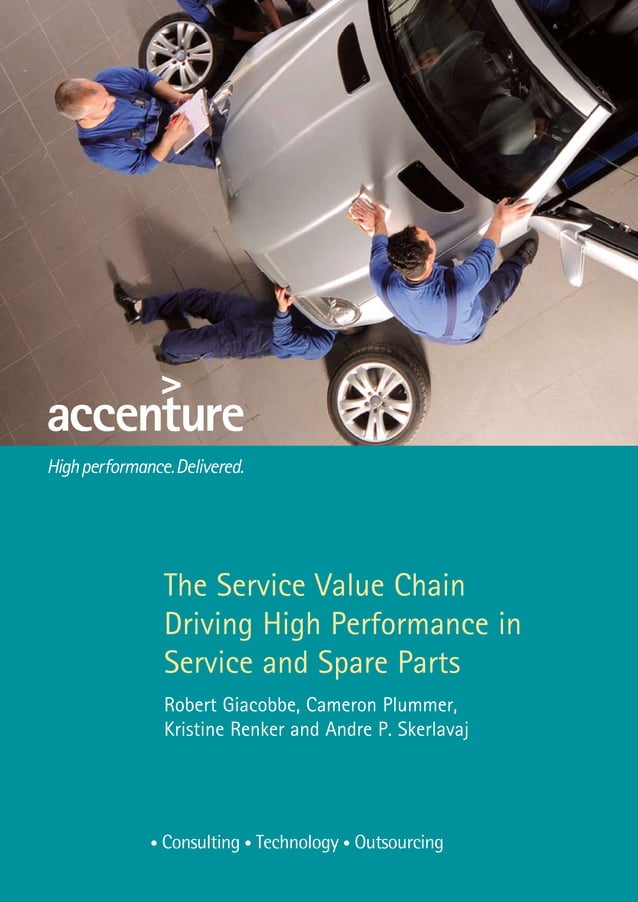 Accenture service value chain driving high performance in service and ...