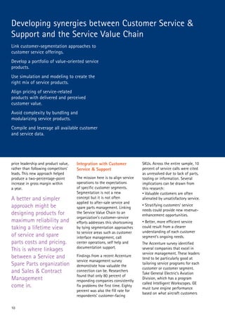 Accenture service value chain driving high performance in service and ...