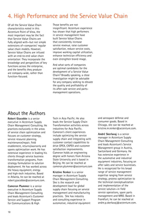 Accenture service value chain driving high performance in service and ...