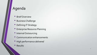 Accenture’s IT Transformation | PPT