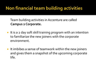 Accenture team development | PPTX