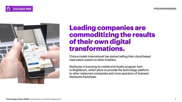 Accenture Technology Vision 2020: Innovation DNA | PDF