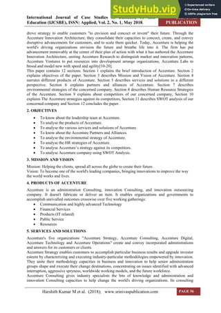 Accenture Understanding Sustainable Business Strategies | PDF