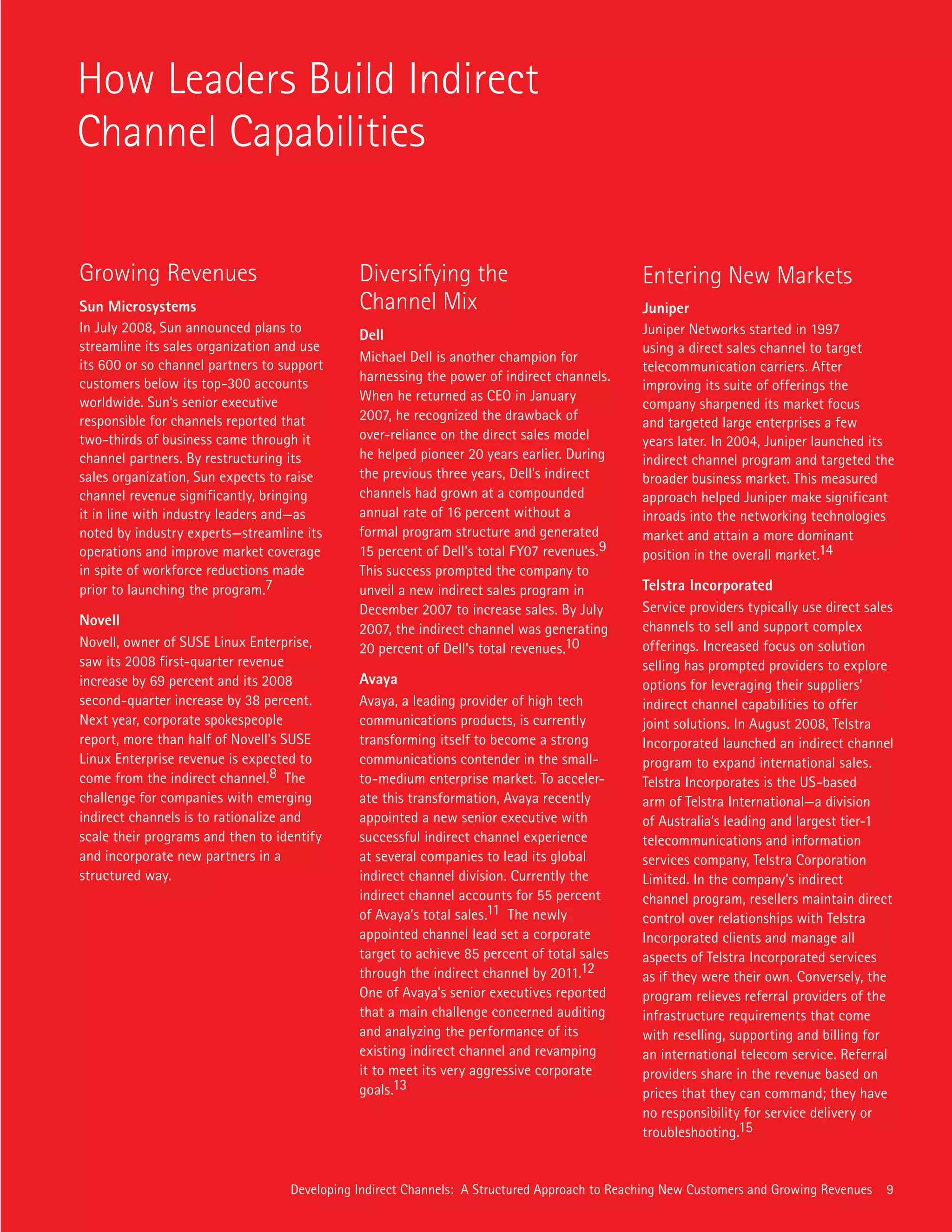 Accenture white paper developing indirect channels | PDF