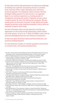Accenture white paper developing indirect channels | PDF