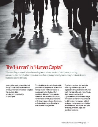 Accenture Workforce of the Future: Humanizing Work through Digital | PDF | Executive Leadership ...