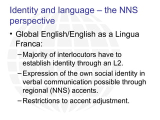 Accent variation and attitudes | PPT