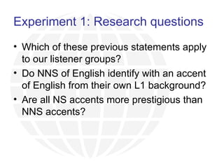 Accent variation and attitudes | PPT