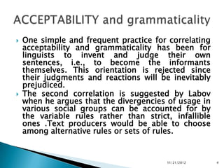 Acceptability | PPTX