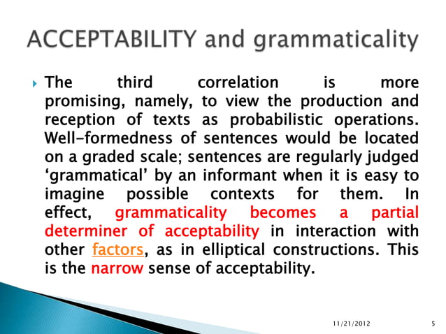 Acceptability | PPTX
