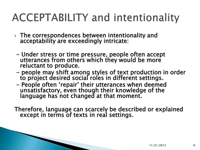 Acceptability | PPTX