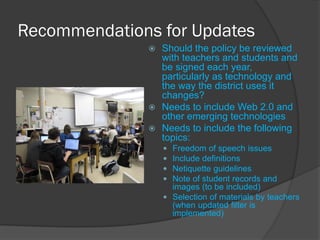 Acceptable use policies ppt | PDF