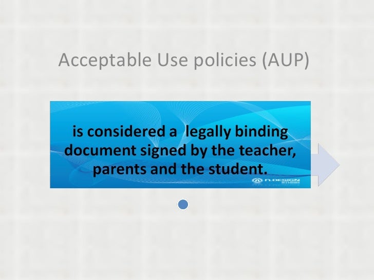 Acceptable use policy