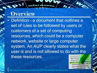 Acceptable Use Policy | PPSX