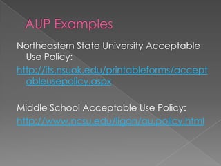 Acceptable use policy | PPTX