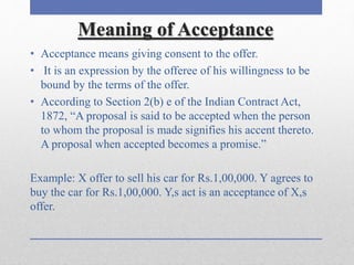 Acceptance and its essentials | PPTX