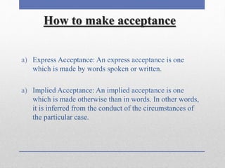 Acceptance and its essentials | PPTX