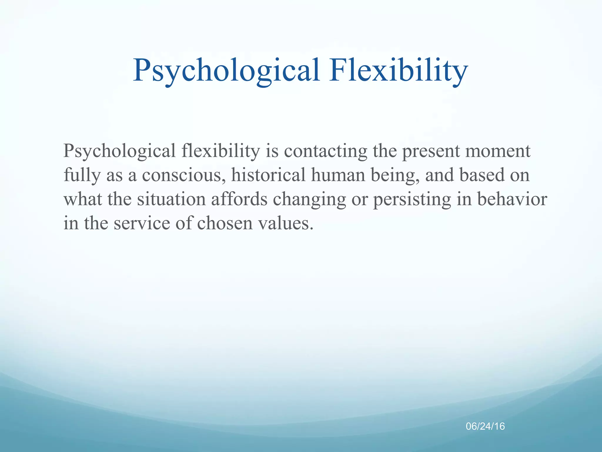 Acceptance and Commitment Therapy (ACT): Basics | PPT