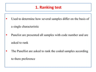 Acceptance-preference test | PPTX