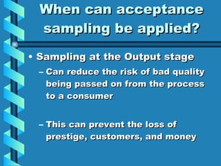 Acceptance Sampling2 | PPT