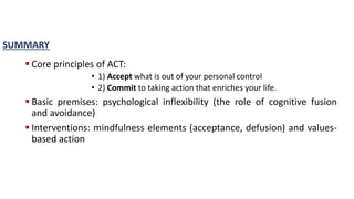 Acceptance and Commitment Therapy LECTURE NOTES.pptx