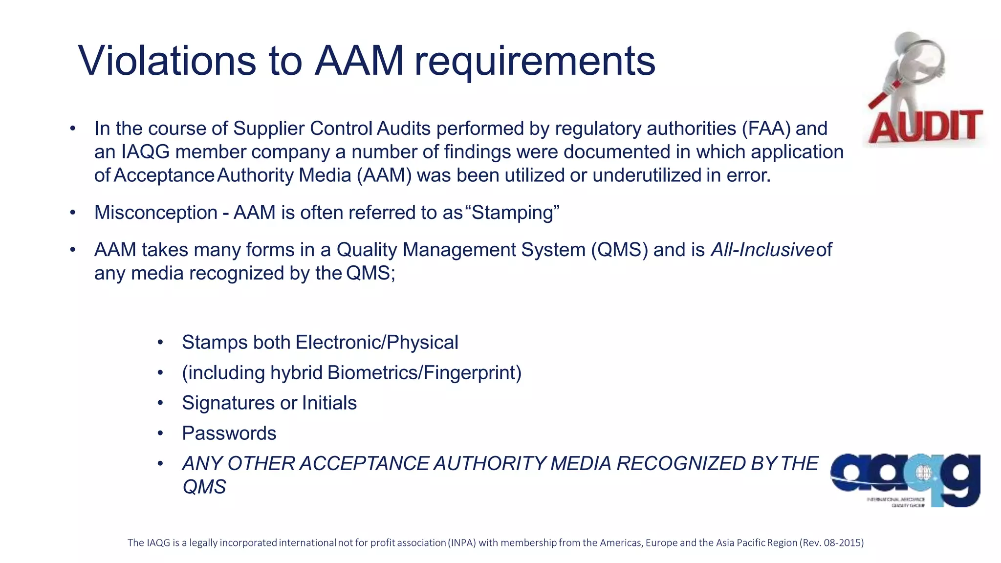 Acceptance authority as9100-d - traceability (1) | PPTX