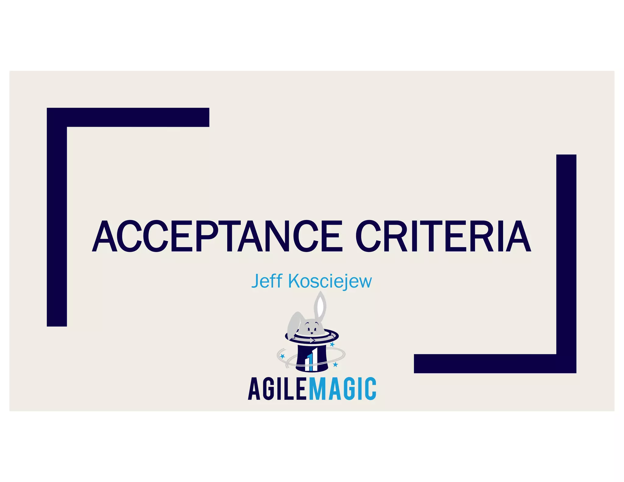 Acceptance Criteria | PDF