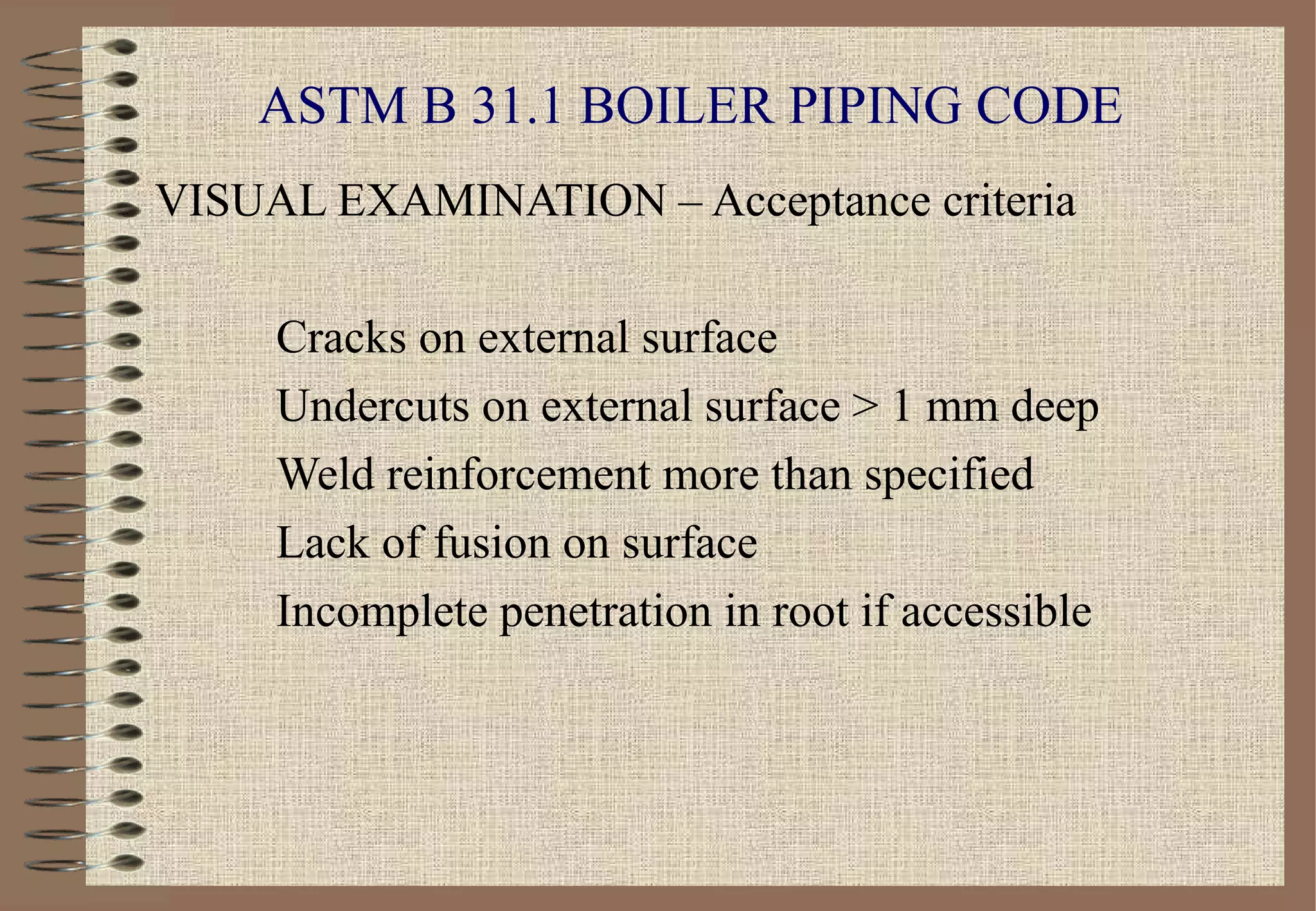 criteria of weld defects | PPT