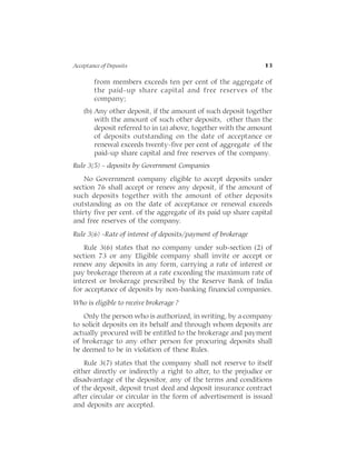Acceptance of deposits | PDF