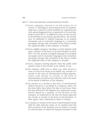 Acceptance of deposits | PDF