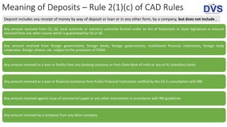 Acceptance of deposits | PPTX